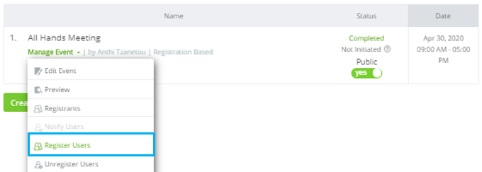 Register Users for an Event – UKG Pro Learning