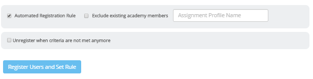 Create automated registration rules for groups – UKGPro Learning