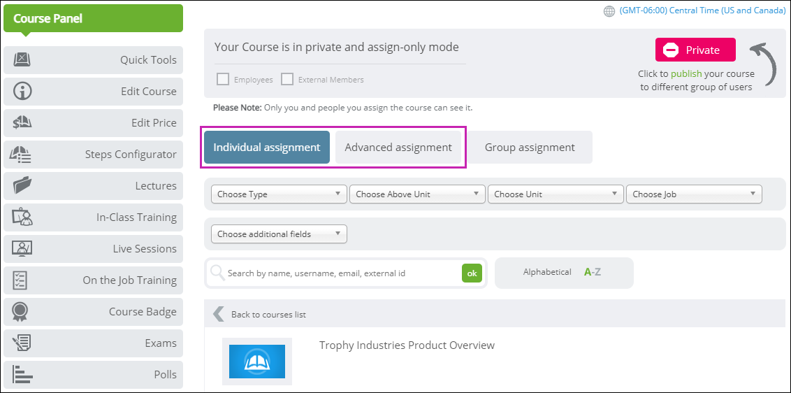 Assign a Course – UKGPro Learning